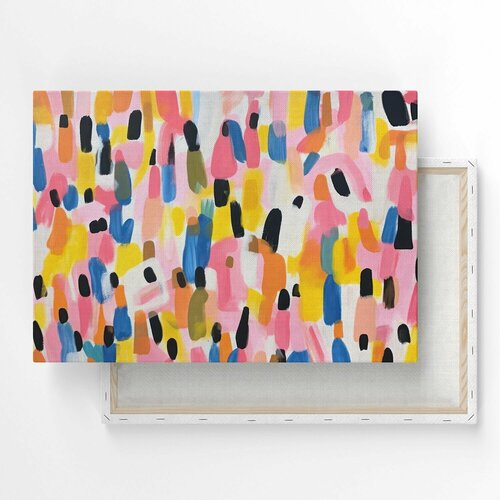Картина на холсте, репродукция / Абстракция - Фигуры людей / Размер 60 x 80 см