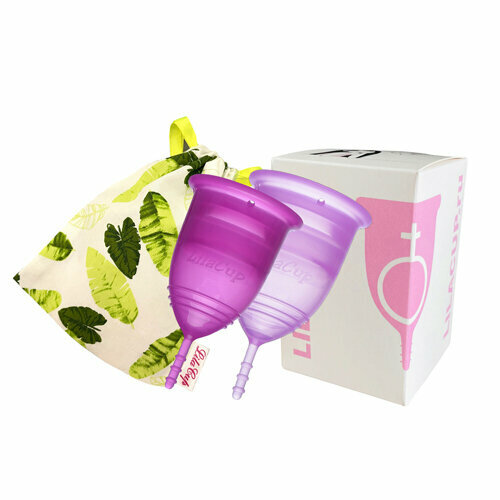 Набор менструальных чаш "Duo box plus" размеры S и L