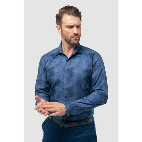 Рубашка KANZLER, размер 41, синий
