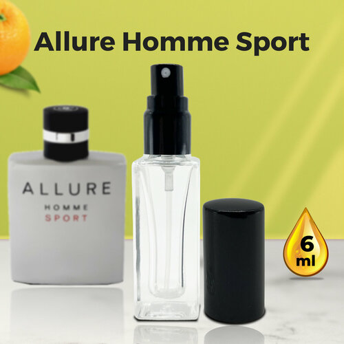 "Allure Homme Sport" - Духи мужские 6 мл + подарок 1 мл другого аромата