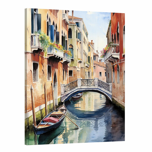Интерьерная картина 50х70 "Итальянский пейзаж"