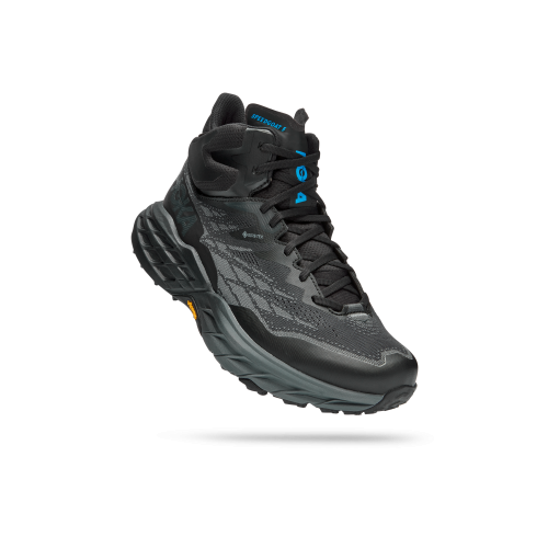 Кроссовки HOKA Speedgoat 5 mid GTX, полнота D, размер US9D/UK8.5/EU42 2/3/JPN27, черный