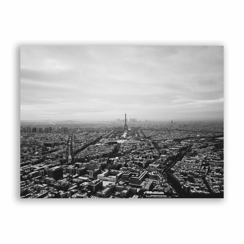 Постер, плакат на бумаге / Эйфелева башня / Размер 60 x 80 см