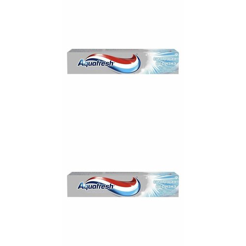 Aquafresh Зубная паста "Сияющая белизна", 75 мл, 2 шт