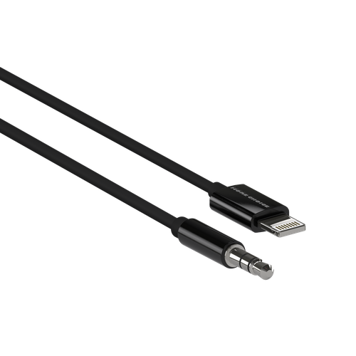 PURE Аудиокабель AUX 3.5mm Lightning 8-pin 1м More choice UK28i Black