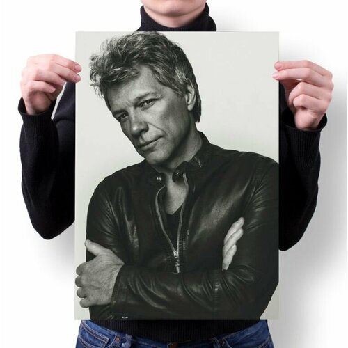 Плакат Bon Jovi, Бон Джови №2, А4 (29-21 см)