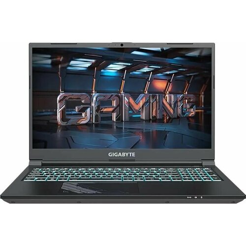 Ноутбук игровой GIGABYTE G5 MF5-G2KZ353SH, 15.6", 2023, IPS, Intel Core i7 12650H 2.3ГГц, 10-ядерный, 16ГБ DDR5, 512ГБ SSD, NVIDIA GeForce RTX 4050 для ноутбуков - 6 ГБ, Windows 11 Home, черный