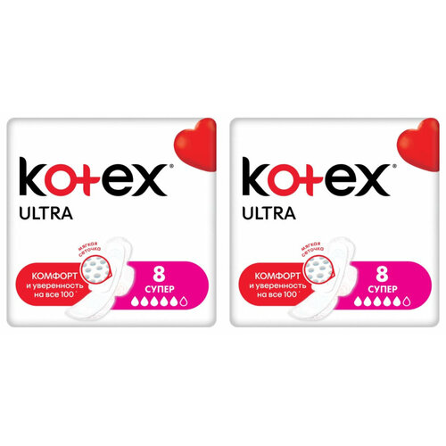 Kotex Прокладки гигиенические NATURAL Нормал+ 18шт/уп,2 уп