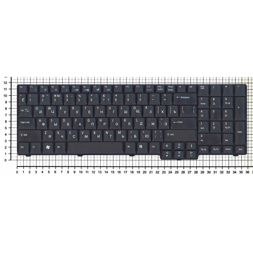 Клавиатура для ноутбука ACER NSK-AFR0R черная матовая