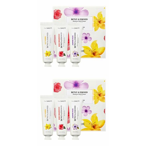The Saem Набор кремов для рук Rest & Mood Moisture Hand Cream Special Set, 2 шт.