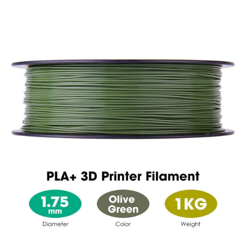 Катушка пластика PLA+ (Lerdge x Esun) / цвет: зеленая олива