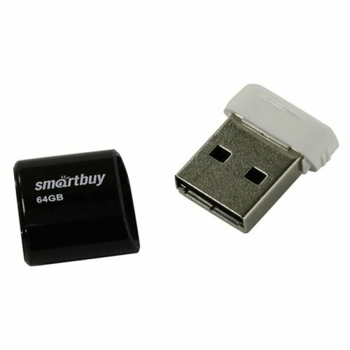 Карта памяти USB 64 Gb Smart Buy Lara <черный>