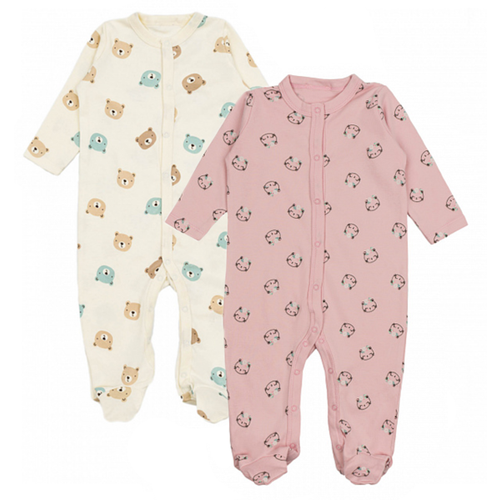 Комплект одежды Linas Baby, размер 50, бежевый, розовый