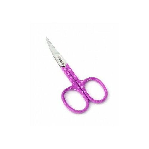 Ножницы для ногтей Silver Star НСС 2 PINK Le Rose, изогнутые лезвия, розовое покрытие