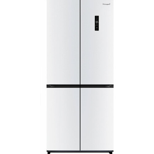 Отдельностоящий холодильник с инвертором Weissgauff WCD 450 WNF Built-in 3 года гарантии, антибактериальный модуль, полный Full No Frost, большой объем 446 литров, зона свежести, суперохлаждение, суперзаморозка, блокировка от детей, сенсорное управление