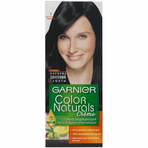 Краска для волос "Garnier" Color Naturals Черный