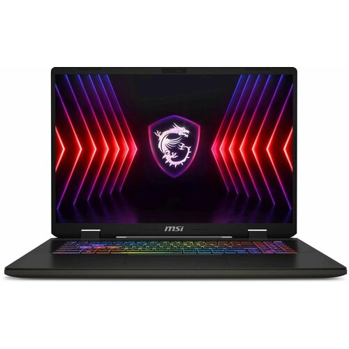 Ноутбук игровой MSI Sword 17 HX B14VFKG-046XRU 9S7-17T214-046, 17", IPS, Intel Core i9 14900HX 2.2ГГц, 24-ядерный, 16ГБ DDR5, 1ТБ SSD, NVIDIA GeForce RTX 4060 для ноутбуков - 8 ГБ, без операционной системы, серый космос