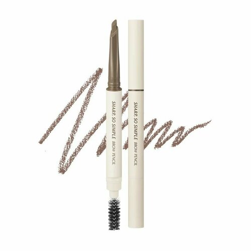 CLIO Карандаш для бровей Sharp So Simple Brow Pencil (03 Neutral Brown)