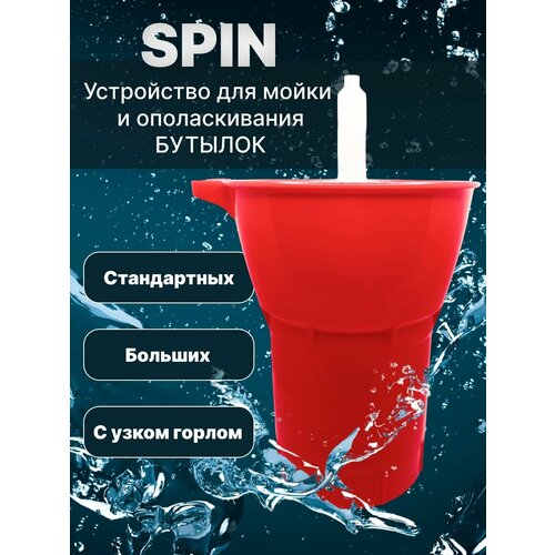 Устройство для мойки и ополаскивания бутылок, модель SPIN