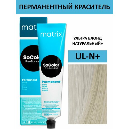 Matrix SoColor крем краска для волос UL-N+ ультра блонд натуральный+ 90мл