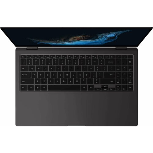 SAMSUNG Ноутбук Samsung Galaxy Book 2 Pro 360 NP950 Core i7 1260P 16Gb SSD512Gb Intel Iris Xe graphics 15.6" AMOLED Touch FHD (1920x1080) Windows 11 Home English grey WiFi BT Cam (NP950QED-KA1IN) NP950QED-KA1IN