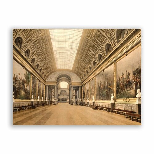 Постер, плакат на бумаге / Gallery of Battles, Versailles, France / Размер 40 x 53 см