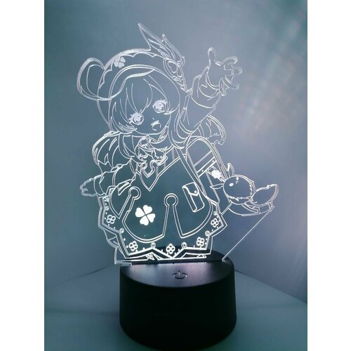 3D светильник-ночник, лампа по игре: Genshin Impact, Геншин Импакт, Кли