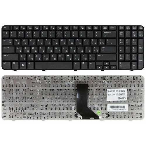 Клавиатура для HP 496771-251 черная