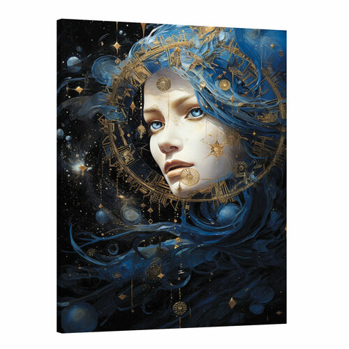 Интерьерная картина 50х70 "Астрологический фокус"