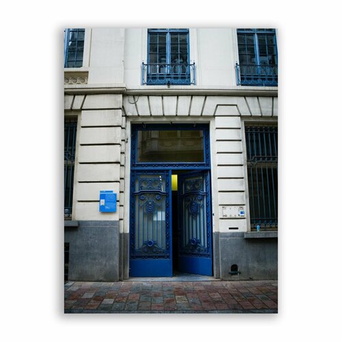 Постер, плакат на бумаге / Бельгия - Входная дверь / Размер 40 x 53 см