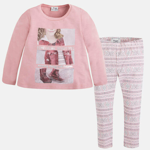 Комплект одежды Mayoral, размер 98 (3 года), розовый