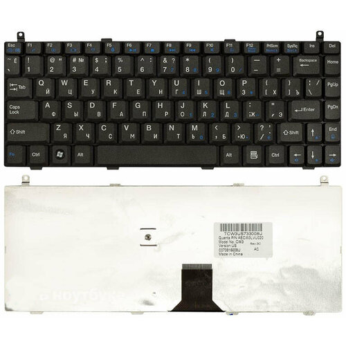 Клавиатура для Lenovo F30A черная