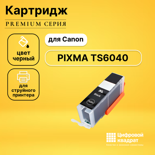 Картридж DS для Canon PIXMA TS6040 совместимый