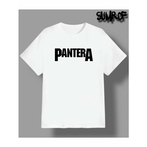 Футболка Zerosell группа pantera, размер XXL, белый