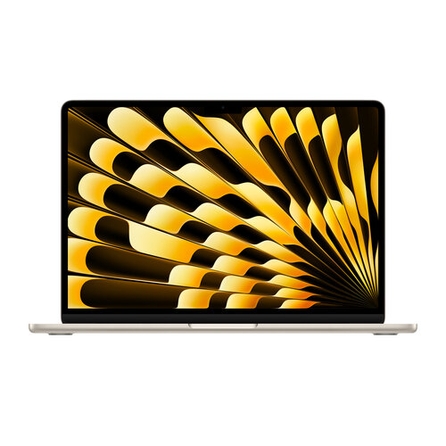 13.6" Ноутбук Apple MacBook Air 13 2024 2560x1664, Apple M3, RAM 8 ГБ, SSD 512 ГБ, Apple graphics 10-core, macOS, MRXU3LL/A, Starlight, английская раскладка