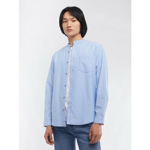 Рубашка Zolla, размер L, светло-голубой