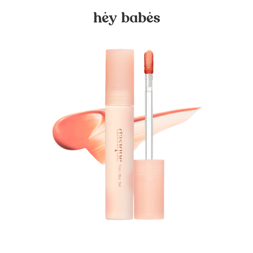 Влажный матовый тинт в светлом персиковом оттенке Dasique Water Blur Tint #01 Peach Dew