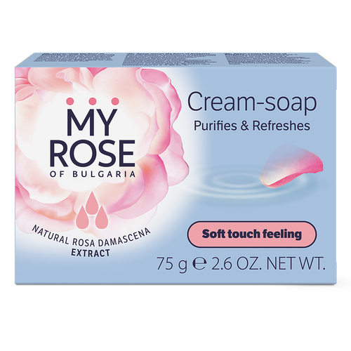 My Rose of Bulgaria Крем-мыло Cream Soap 75 г 1 шт