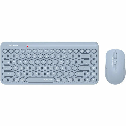 Клавиатура + мышь A4Tech Fstyler FG3200 Air клав: синий мышь: синий USB беспроводная slim Multimedia