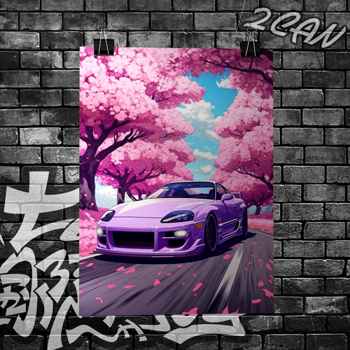 Постер Автомобиля Toyota / Toyota in Japan