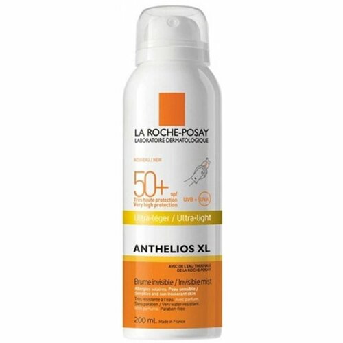Солнцезащитный спрей-вуаль LA Roche-posay Anthelios Xl для лица и тела SPF50+, 200 мл
