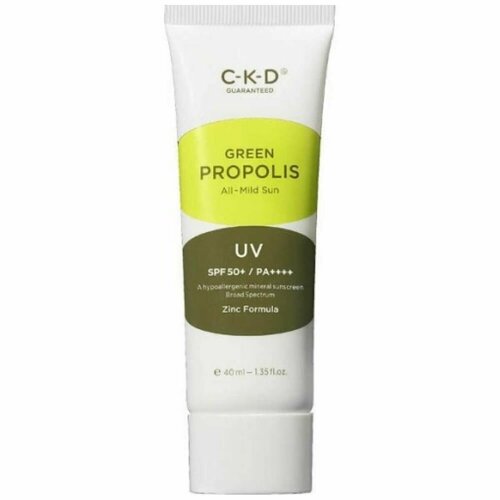 Легкий солнцезащитный крем с прополисом CKD Green Propolis All-Mild Sun SPF50+ PA++++