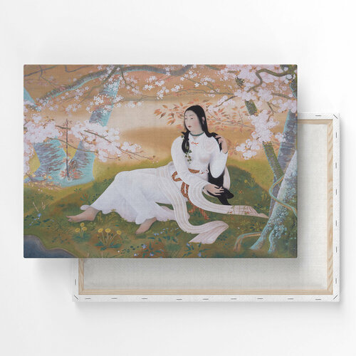 Картина на холсте, репродукция / Инсё Домото - Принцесса Коноханасакуя / Размер 40 x 53 см