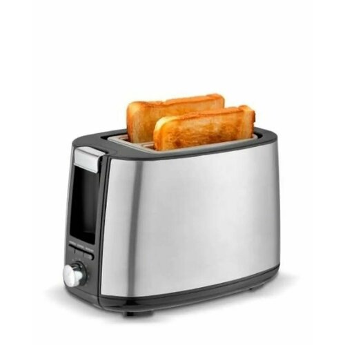 Тостер для хлеба, серебристый 800Вт