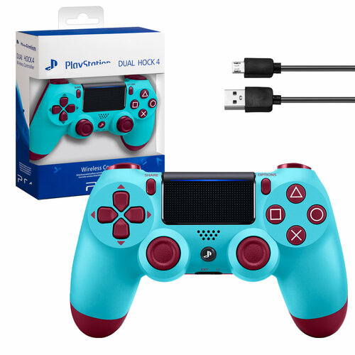 Беспроводной джойстик (геймпад) для PS4, Бирюзовый / Bluetooth