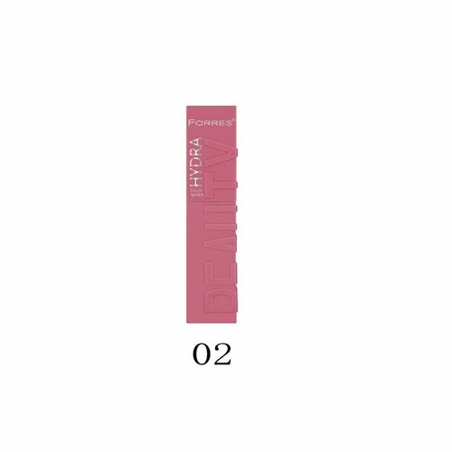 Farres cosmetics Помада жидкая 7046-02 Увлажняющая с зеркальным эффектом, розовая барби