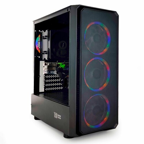 Игровой PC юкомс i7 11700F, RTX 3060 Ti 8GB, SSD 480GB, 16GB DDR4, БП 600W, win 10 pro, Black game case