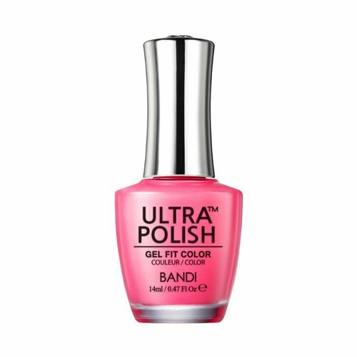 Ультра-покрытие для ногтей долговременное цветное BANDI ULTRA POLISH GEL FIT COLOR