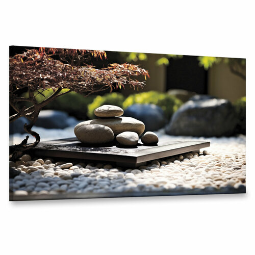 Интерьерная картина 100х60 "Сад камней"