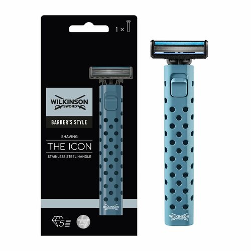 Wilkinson Sword ICON Blue / Бритвенный станок с 1 сменной кассетой, Германия